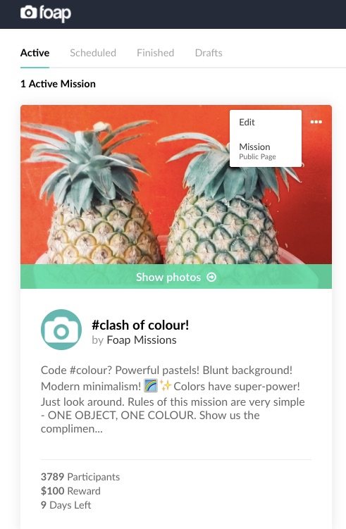 Foap Mission Management Panel Tutorial | Foap Community