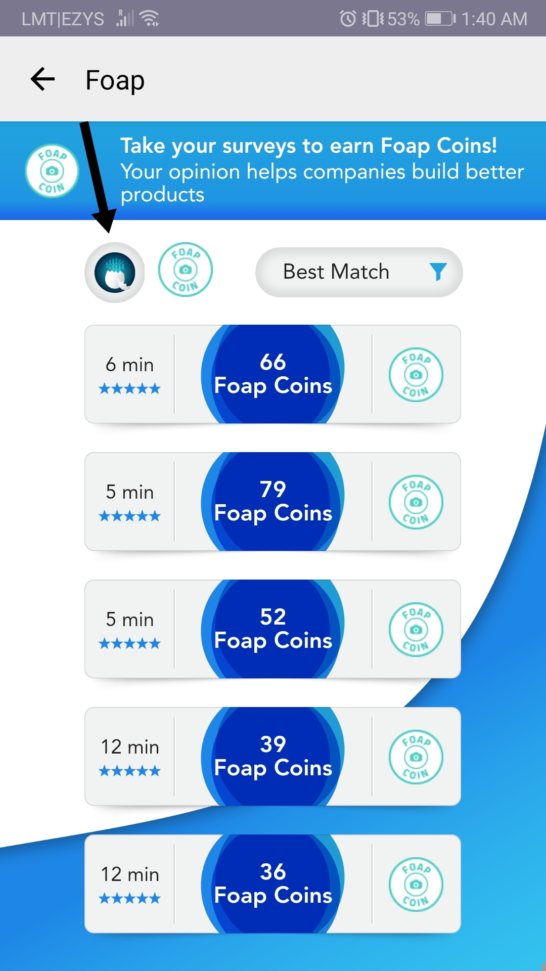 Take surveys – get Foap Coins | Foap Community